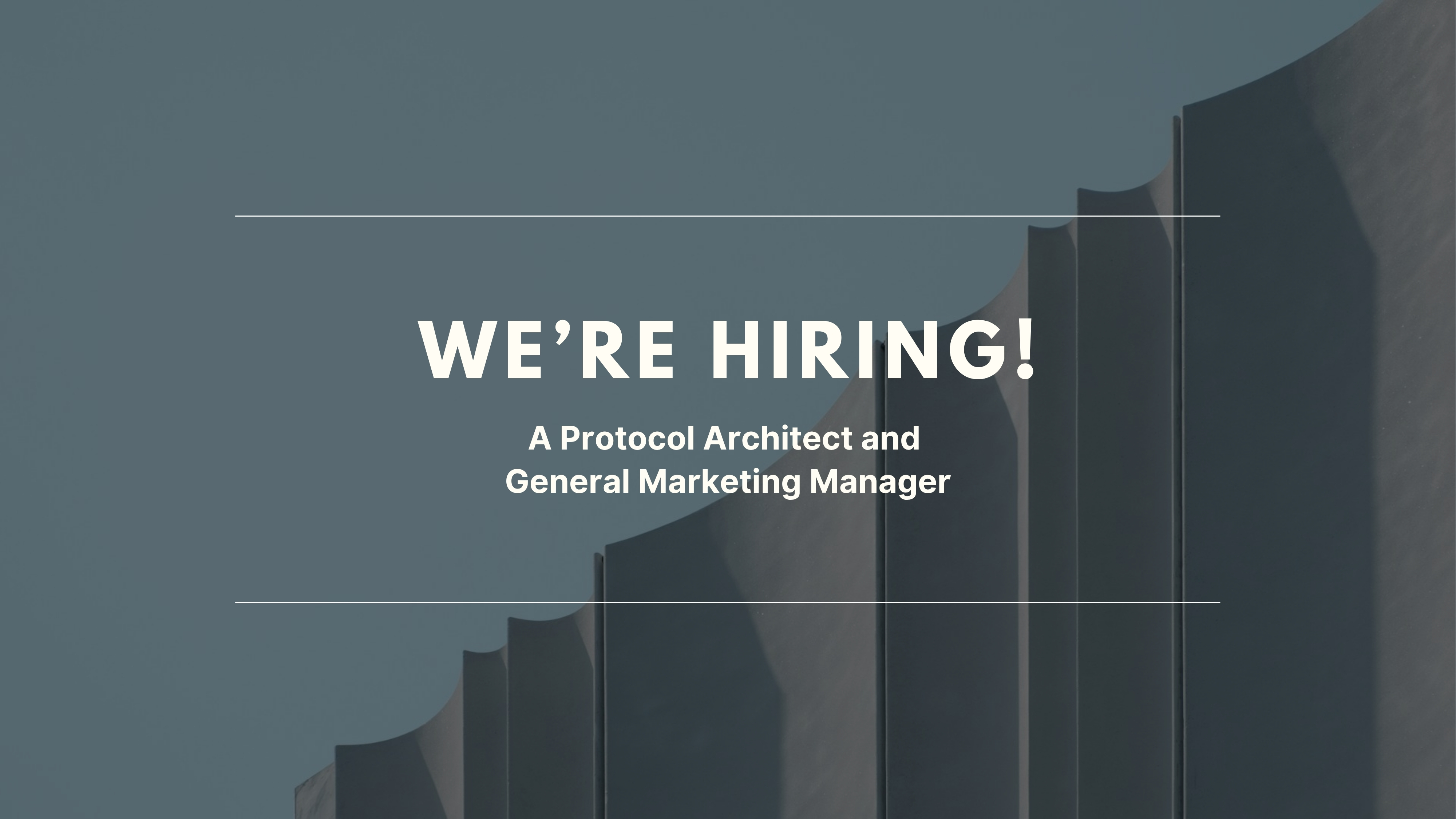 We're Hiring: Protocol Architect & General Marketing Manager - TACEO Core
